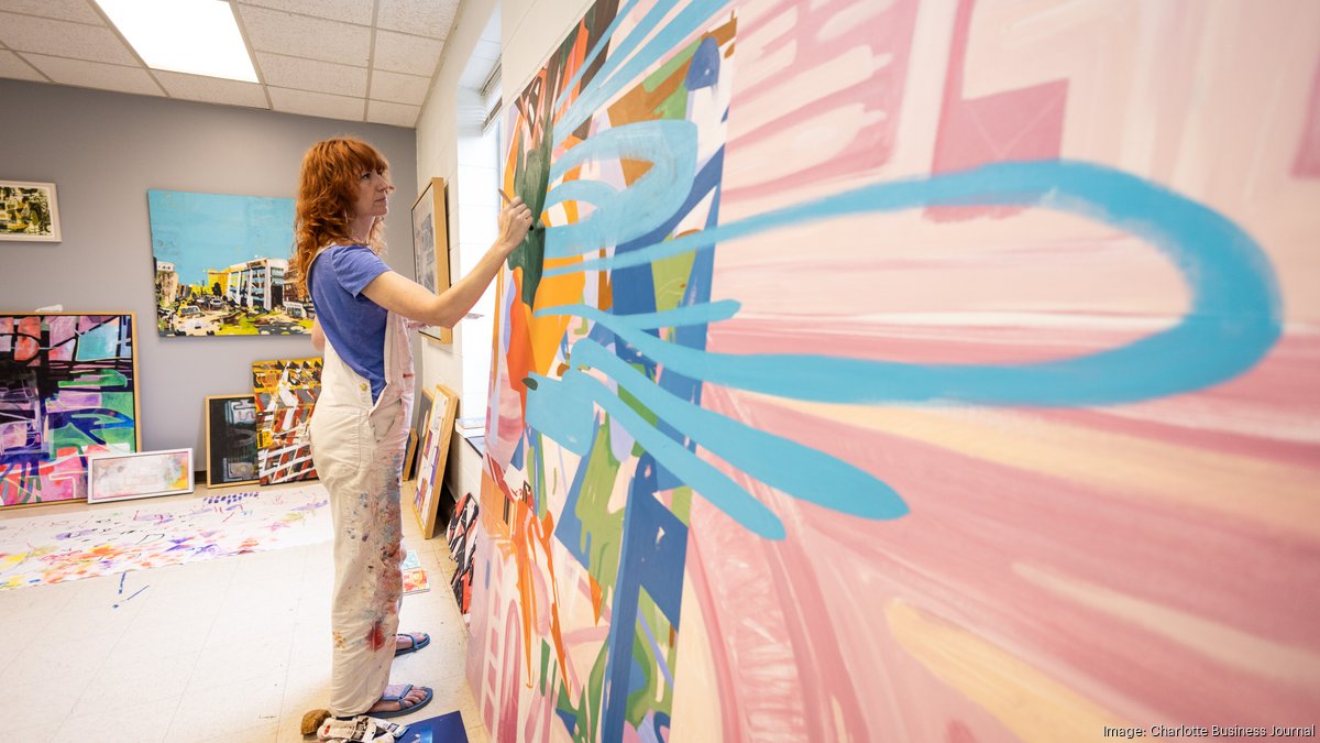 Sharon Dowell Art captures 'energy of place' - Charlotte Business Journal