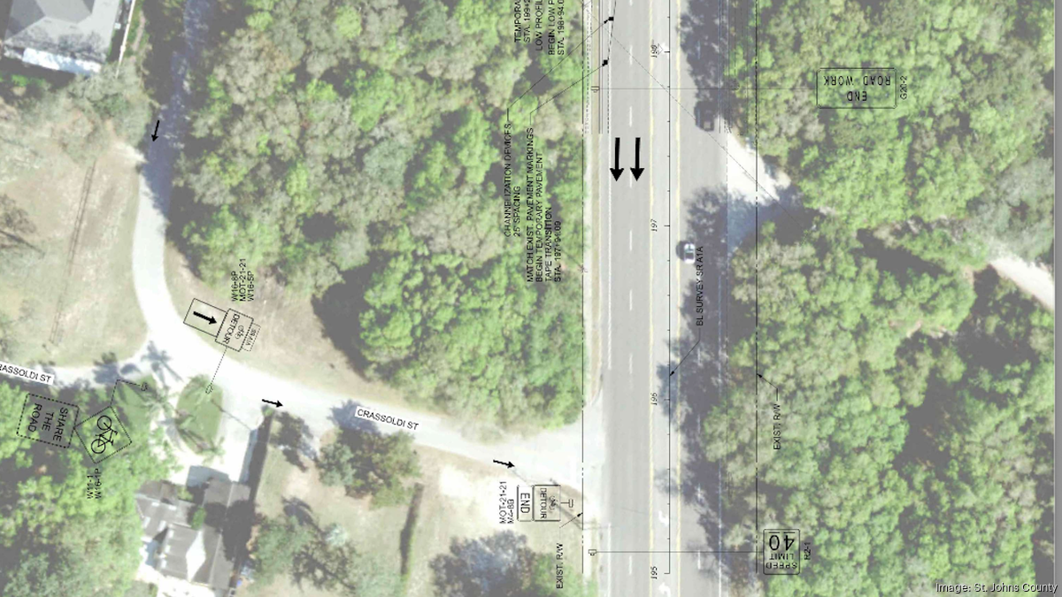 SR A1A lane closure planned in St. Augustine - Jacksonville Business ...