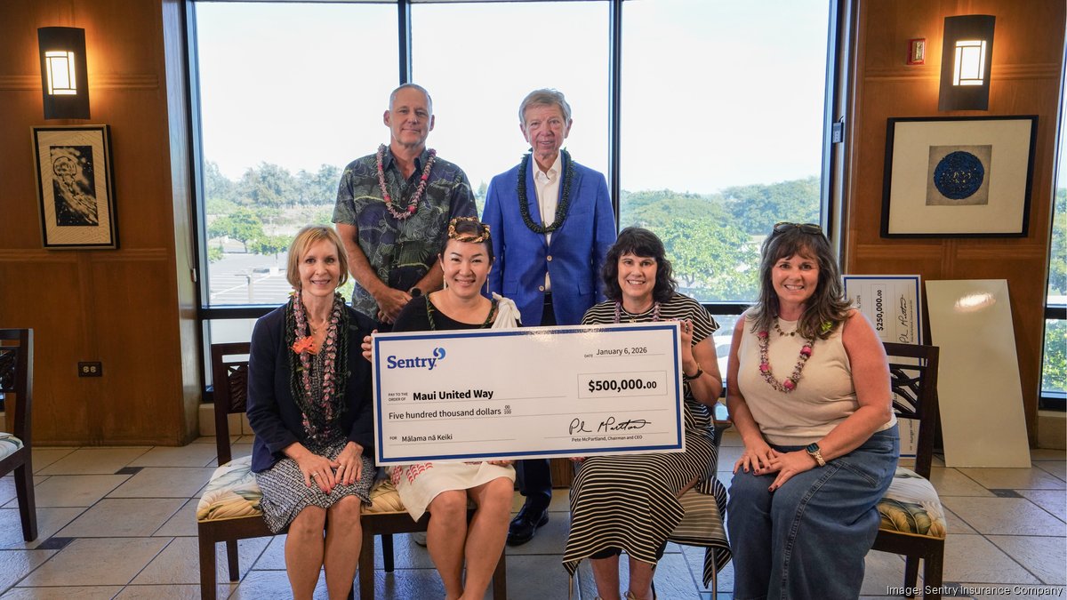 Sentry Insurance donates $1M to Maui nonprofits after PGA Tour event ...