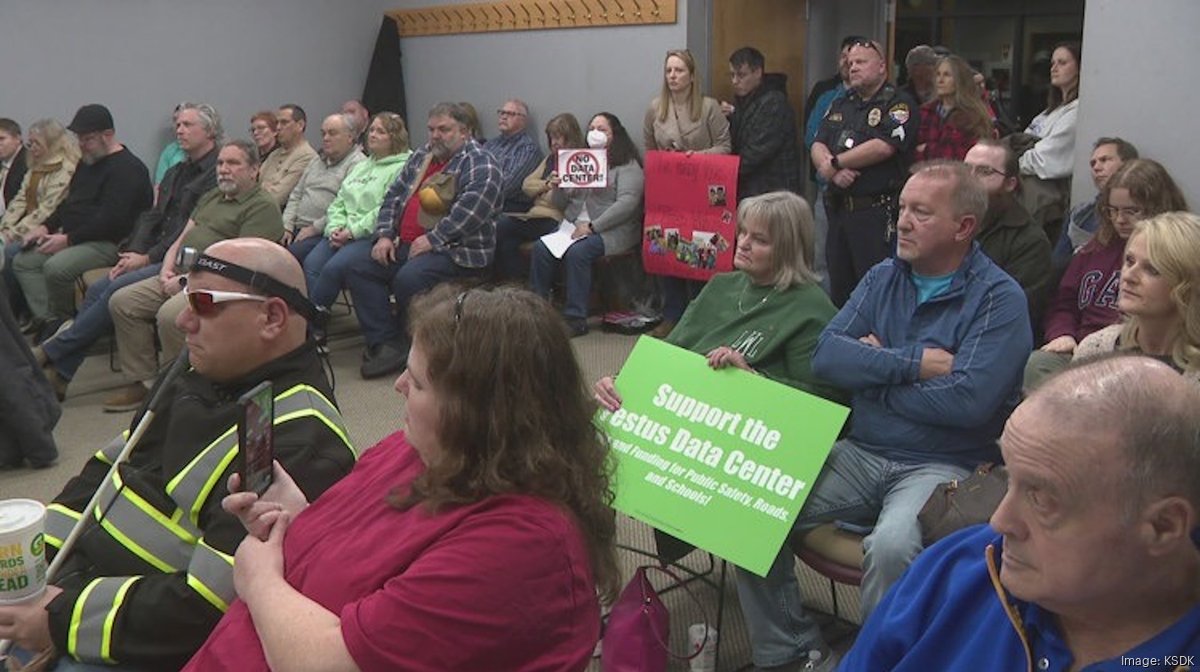 Festus residents clash over 'secretive' data center proposal at city ...