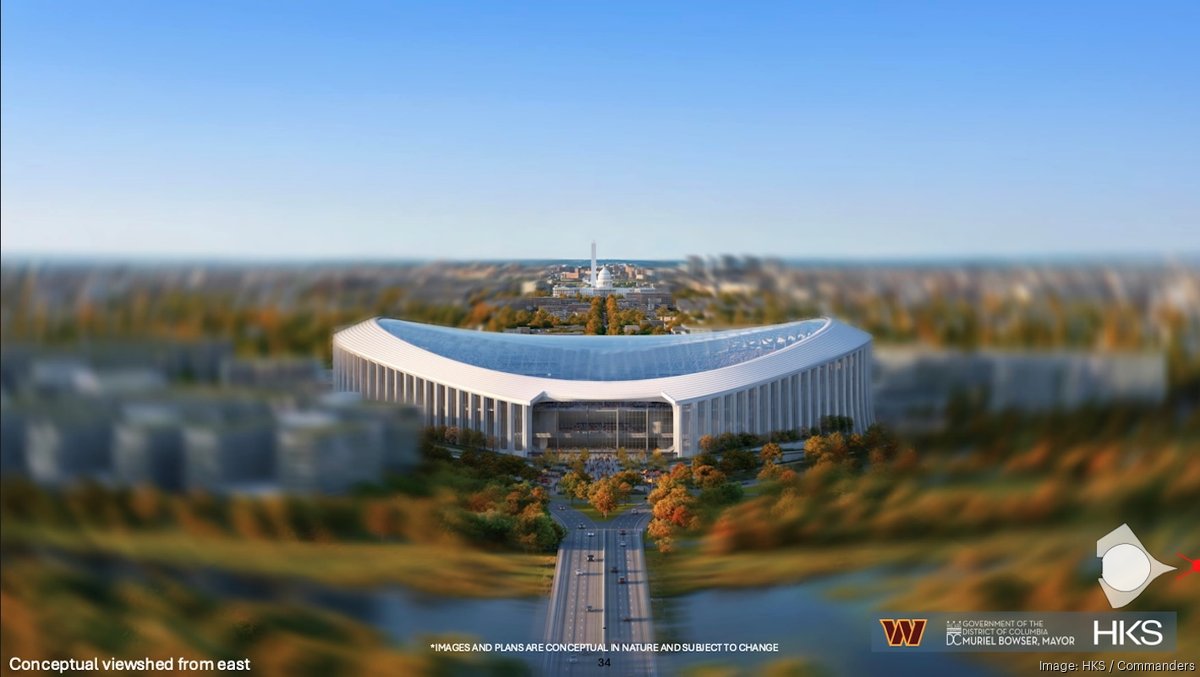 Commanders' new stadium will top out above federal height limit ...