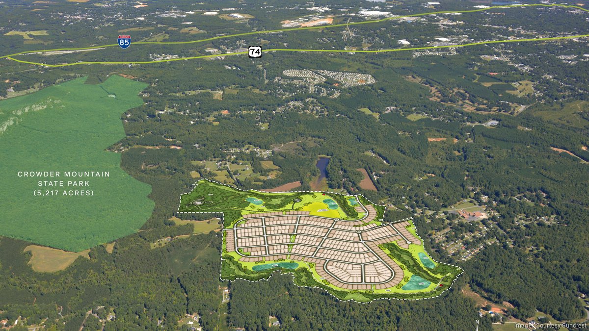 Suncrest acquires 230 acres in Gastonia for 427-home project ...