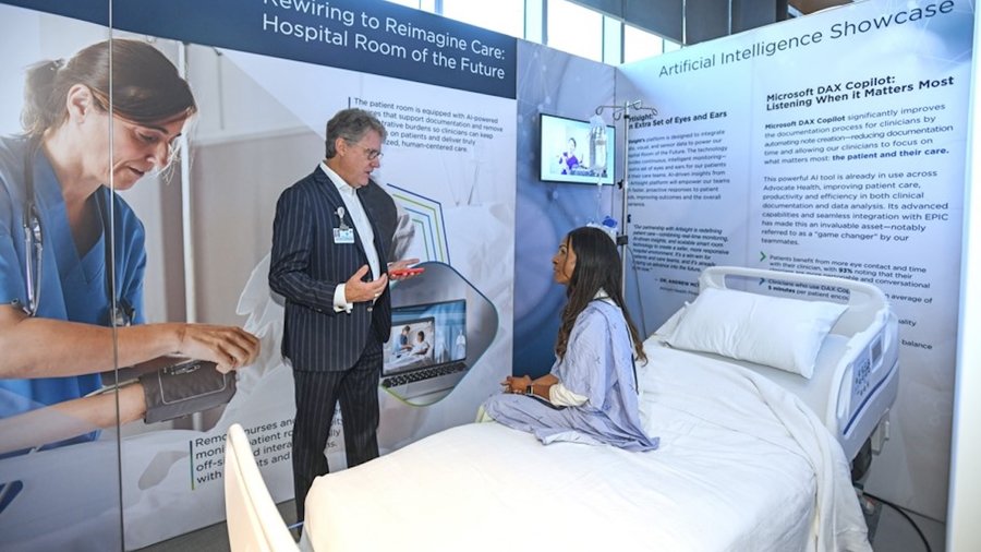 Atrium Health's "hospital room of the future” enables virtual bedside ...