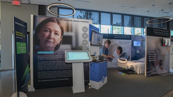 Atrium Health's "hospital room of the future” enables virtual bedside ...