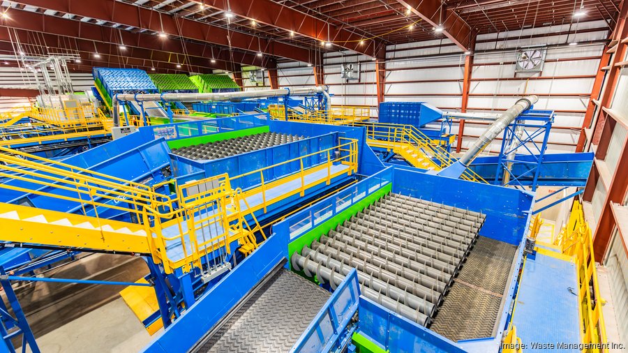 Waste Management opens $90 million AI-powered recycling plant in ...