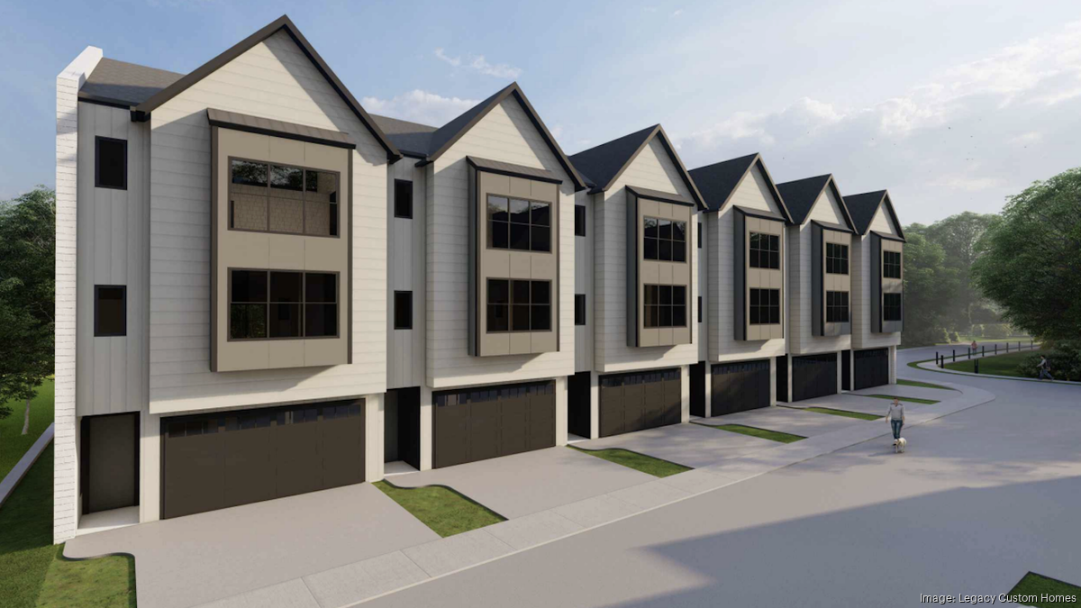 Legacy Custom Homes plans 19 townhomes in Cary - Triangle Business Journal