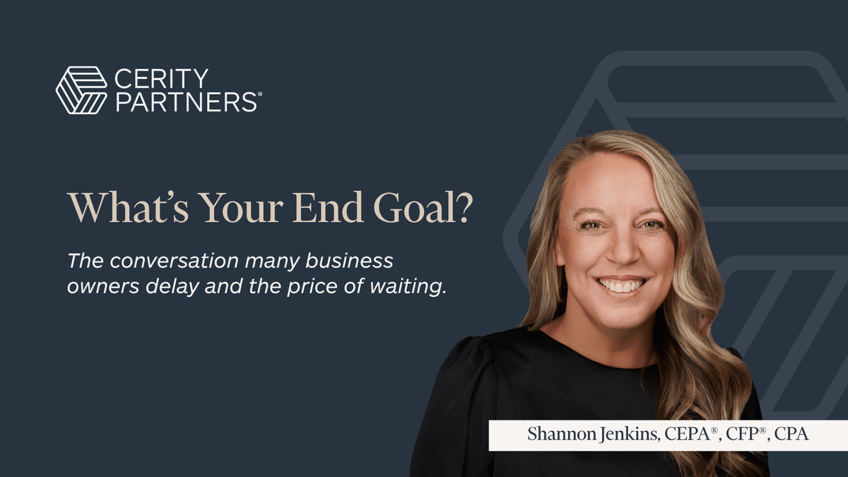 Shannon Jenkins of Cerity Partners on Kentuckiana business owners ...