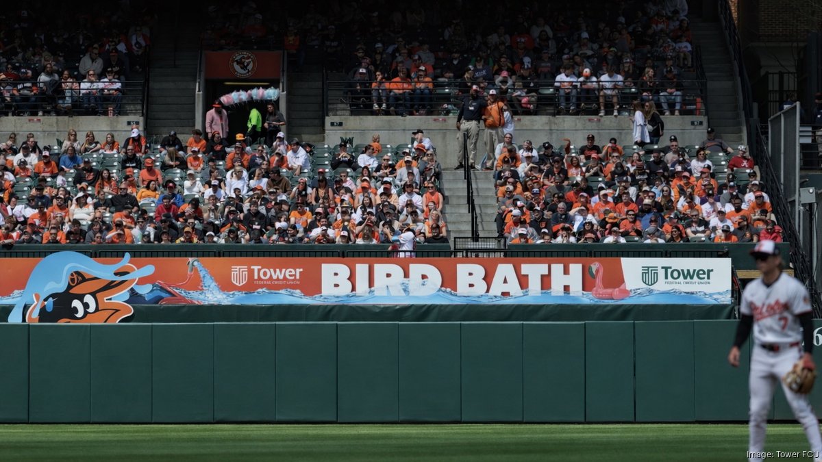 Tower Federal Credit Union sponsors Orioles Bird Bath at Camden Yards ...