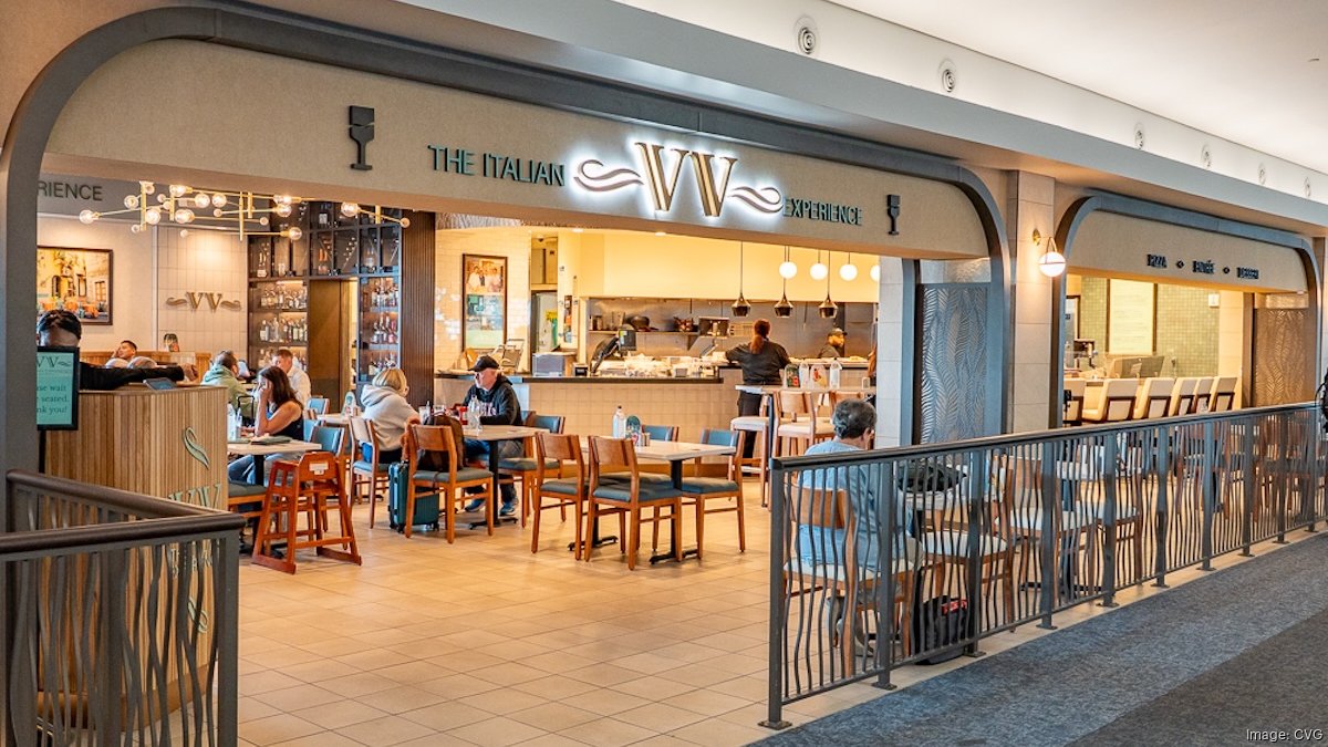 VV the Italian Experience opens at CVG airport's Concourse B ...