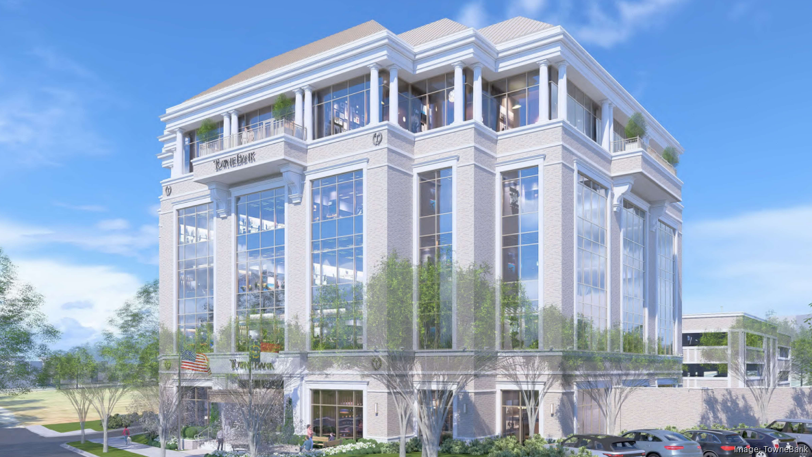TowneBank to demolish, rebuild SouthPark office - Charlotte Business ...