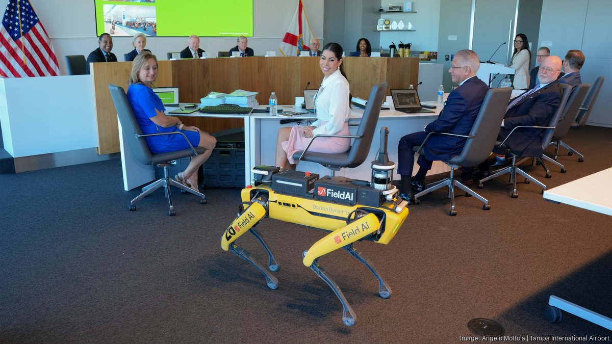 Tampa International Airport deploys robot dog on Airside D - Tampa Bay ...