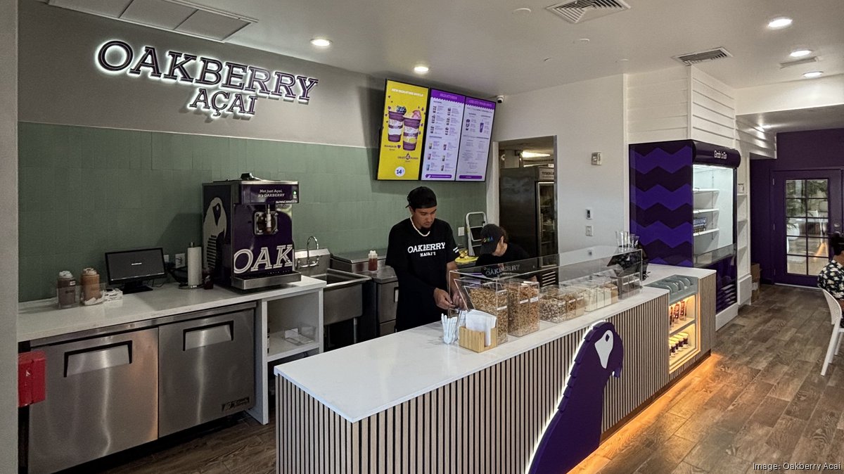 Oakberry opens second location on Oahu - Pacific Business News