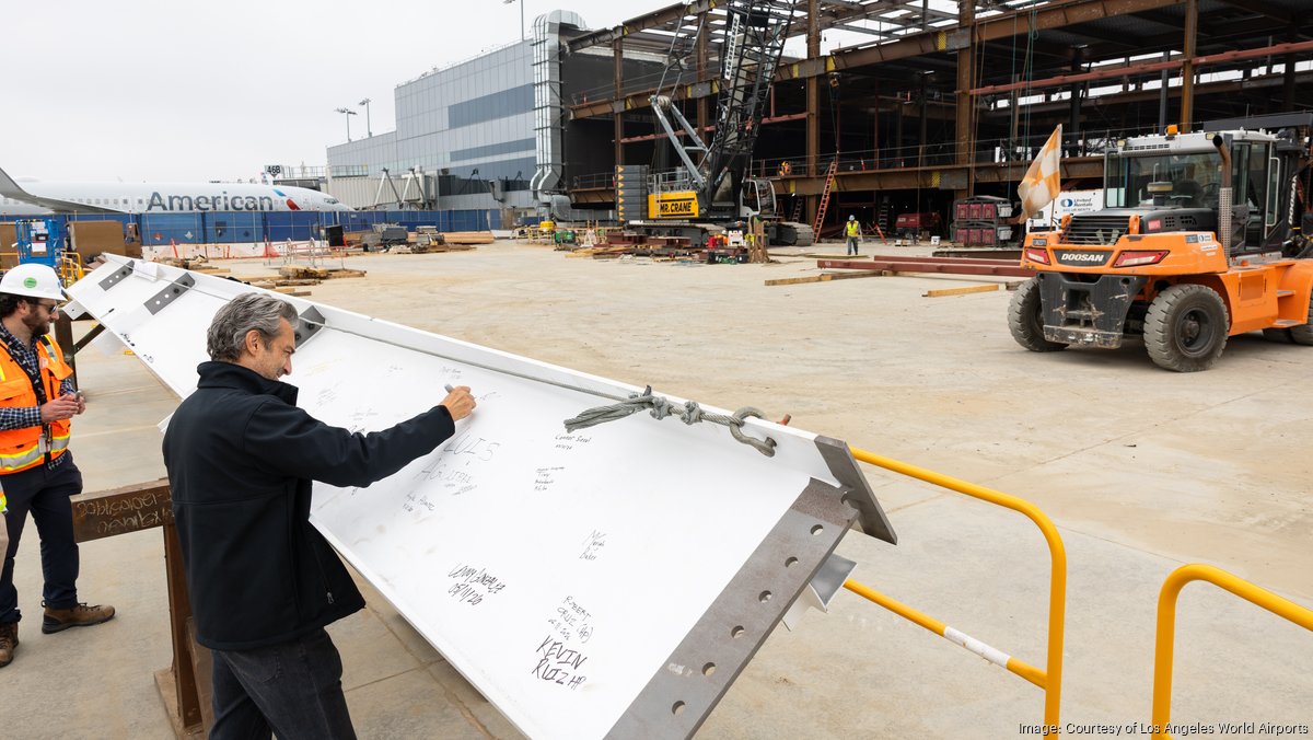 LAX Terminal 4 modernization reaches topping out milestone - L.A ...