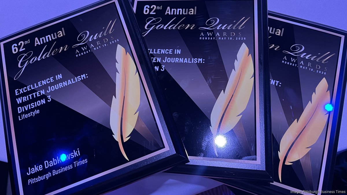 Pittsburgh Business Times wins three Golden Quill awards for 2026 ...