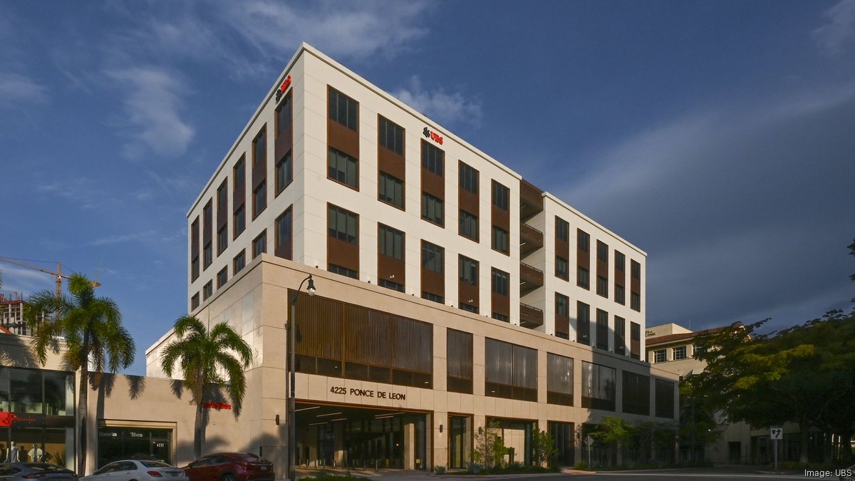 Swiss bank UBS relocates Coral Gables office with 200 employees - South ...