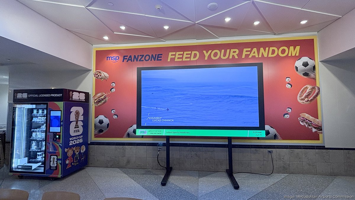 MSP airport opens World Cup viewing hub in terminal - Minneapolis / St ...