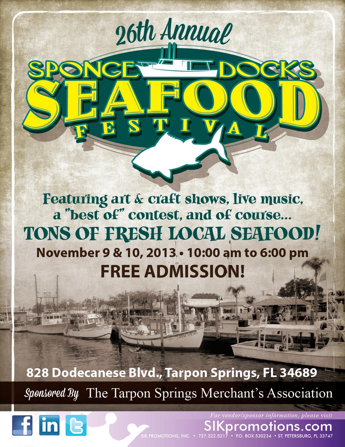 After a hiatus, Sponge Docks seafood fest returns - Tampa Bay Business ...