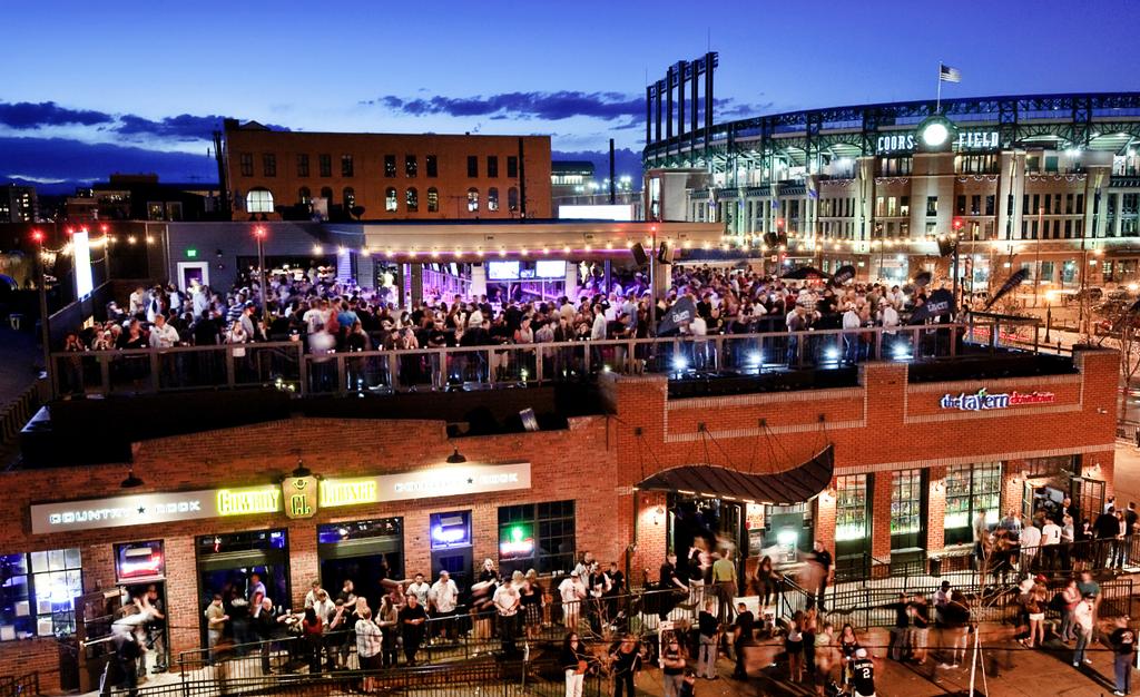 Downtown Denver Nightlife Downtown Denver, Colorado, At Night With