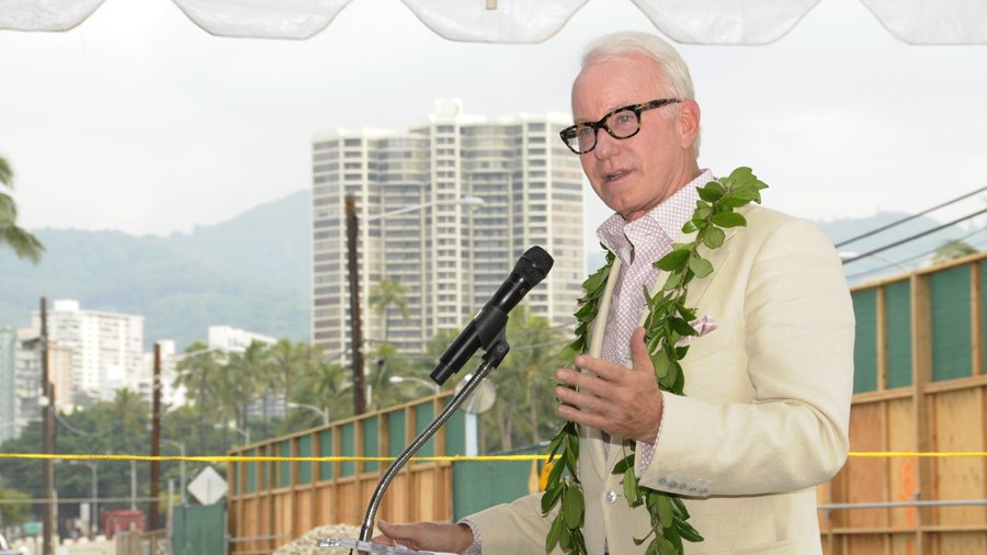 Olivermcmillan Ceo Dene Oliver Speaks At The Groundbreaking Ceremony