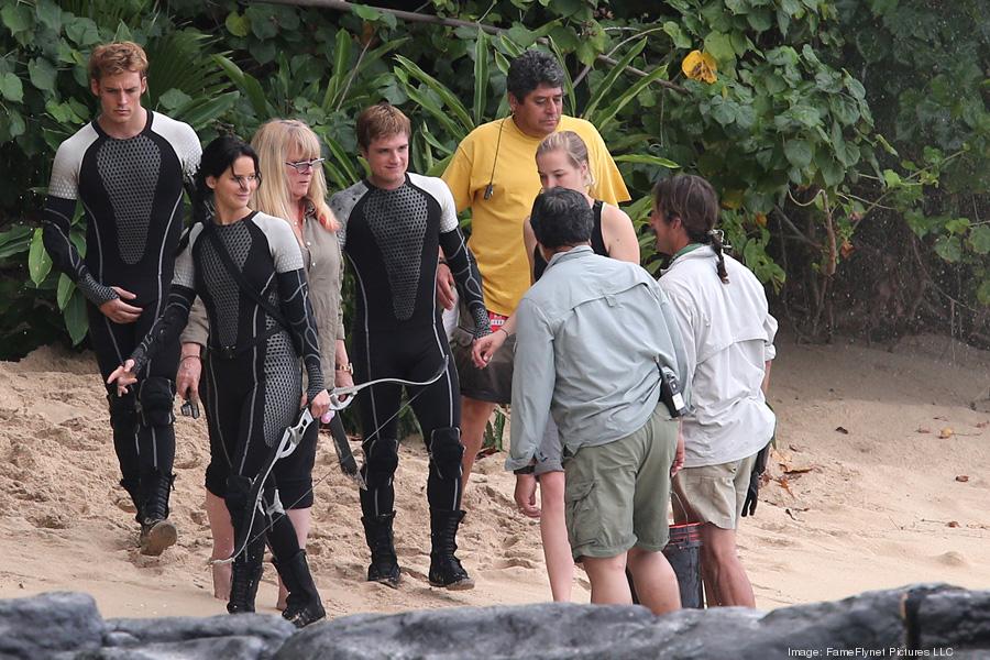 Catching Fire Filming Finnick