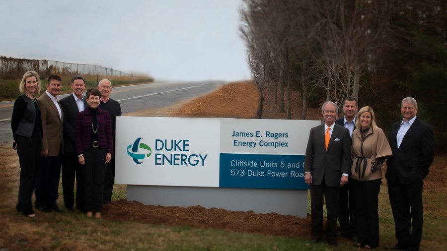 Duke Energy renames its Cliffside complex for Jim Rogers