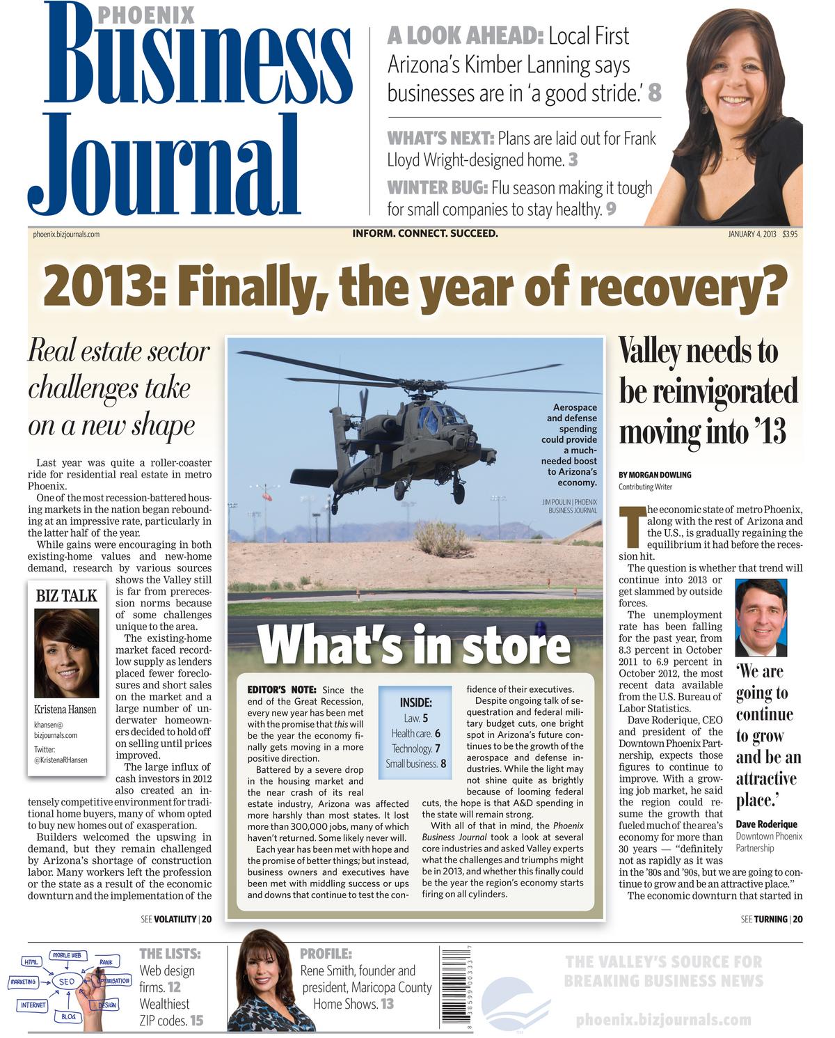 A year of big changes at the Phoenix Business Journal: See every Page 1 ...