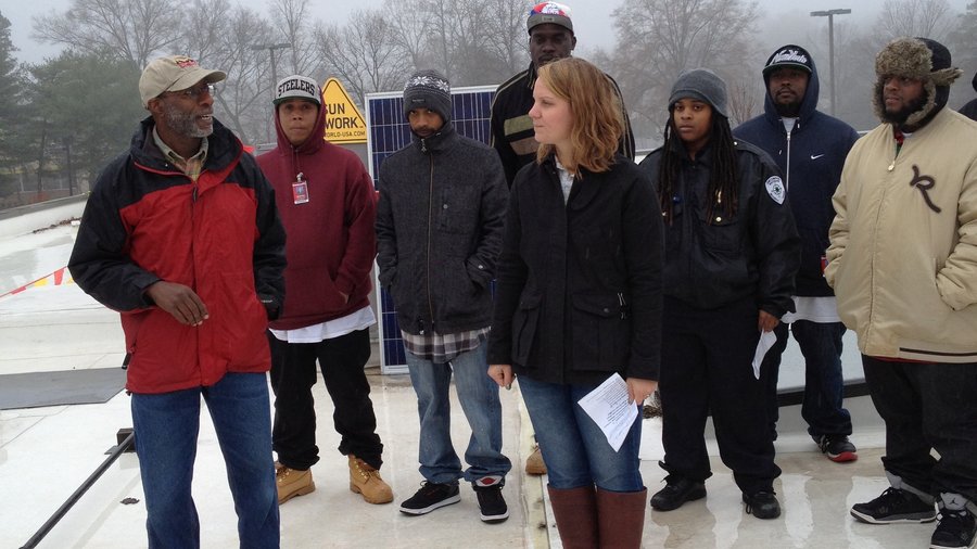 Thomas Elijah and Goodwill construction class with Sarah Beth Mulet of ...