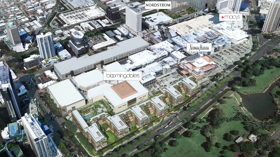 Ultra-luxury condos at Hawaii's Ala Moana Center to start construction ...