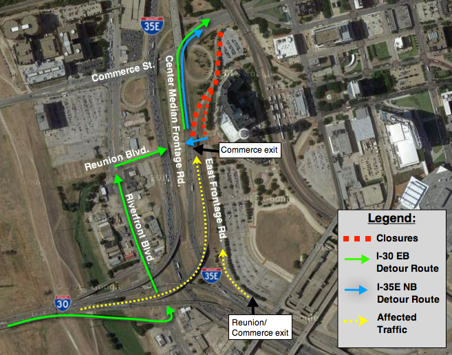 Get ready for traffic detours in downtown Dallas Friday - Dallas ...