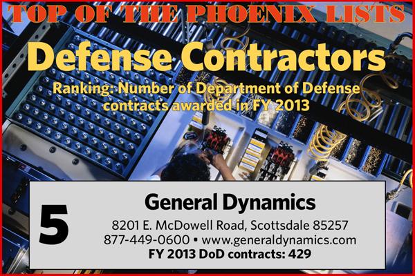 The Top 5 defense contractors in Phoenix for 2014 - Phoenix Business ...