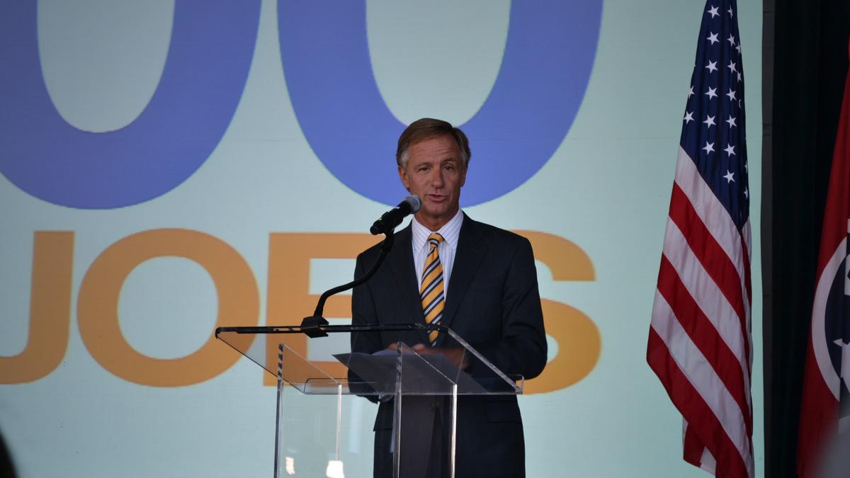 Tennessee Gov. Bill Haslam and ECD Commissioner Randy Boyd discuss ...