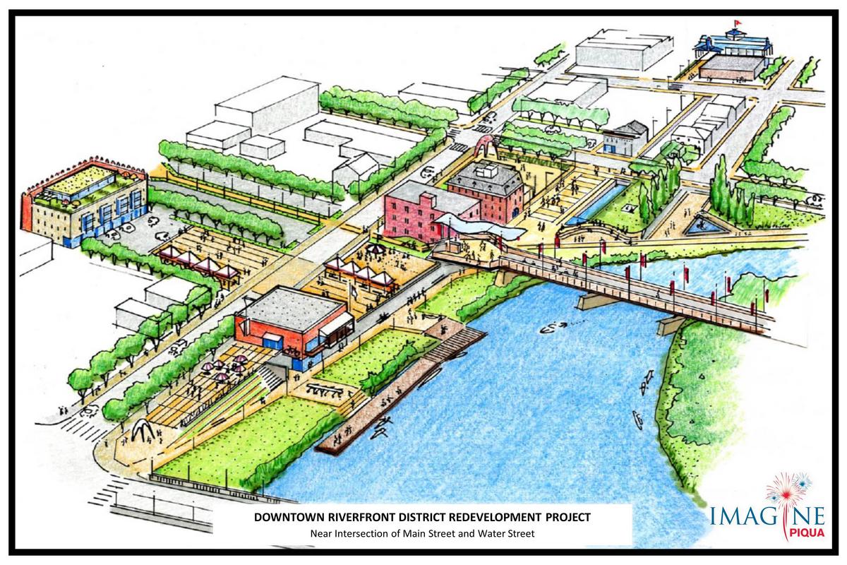 Piqua unveils $10M riverfront development plan - Dayton Business Journal