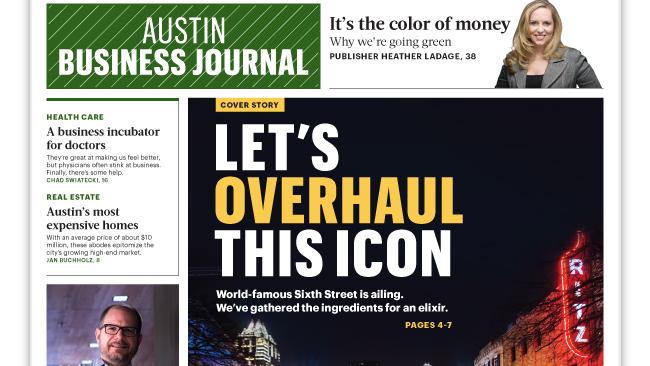 ABJ publisher: Our new look explained - Austin Business Journal