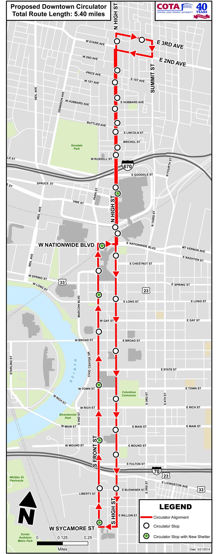 Big transportation news: COTA circulator will shuttle between hot spots ...