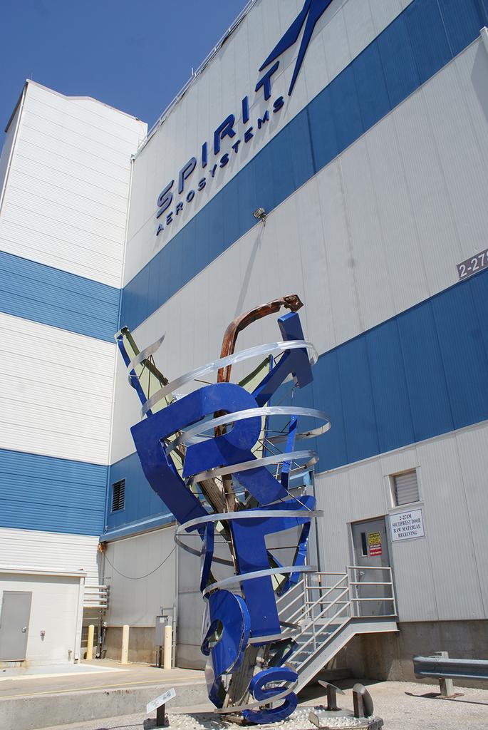 Twisted steel becomes art at Spirit AeroSystems - Wichita Business Journal