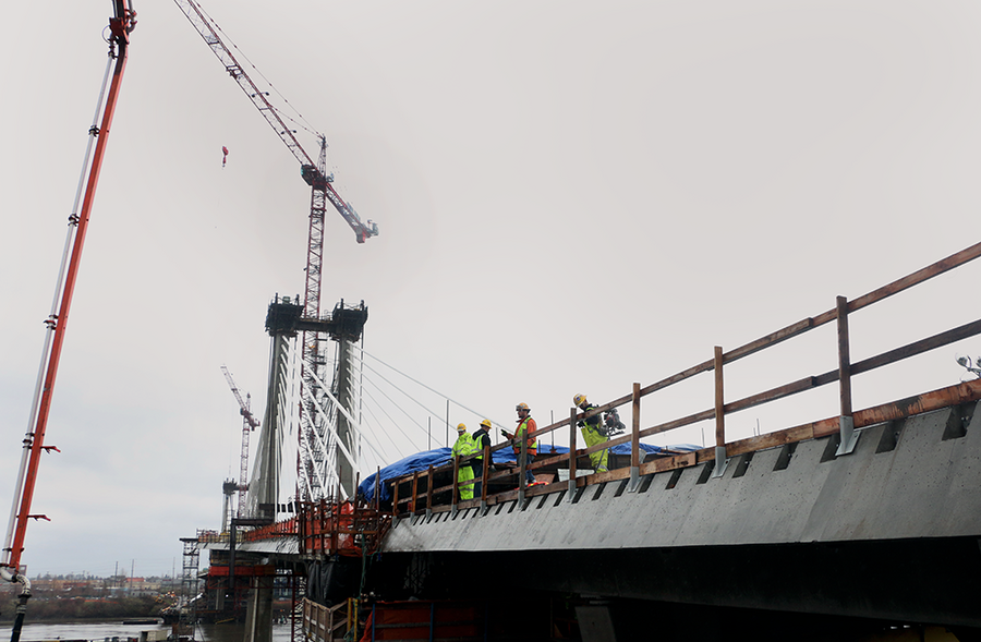 Gallery for Where bridge meets land: A milestone for Portland's new ...