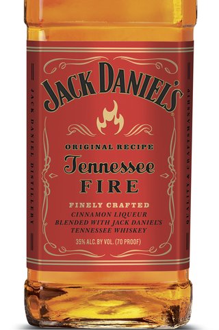 Sazerac Co.'s Fireball and Jack Daniel's Tennessee Fire at the center ...
