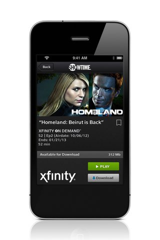 Comcast Xfinity TV Go app