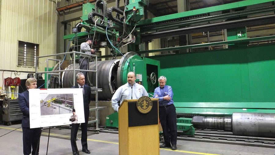 Atlas Machine invests $1 million in a giant welder - Louisville ...