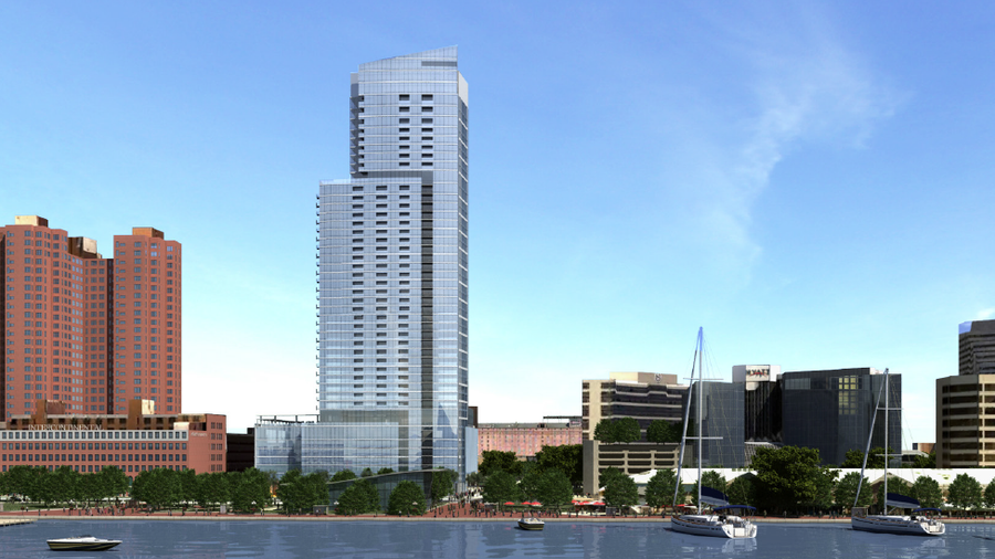 Design of proposed Inner Harbor skyscraper unveiled, praised ...
