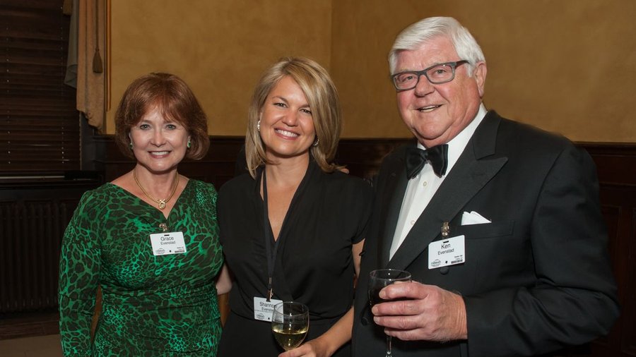 Star Gala Grace Evenstad, Shannon Evenstad, Ken Evenstad