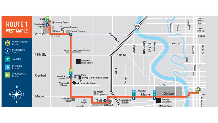 Wichita Transit adds new westside bus routes by NewMarket Square ...