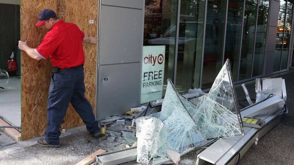 Truck crashes into downtown Target store - Puget Sound Business Journal