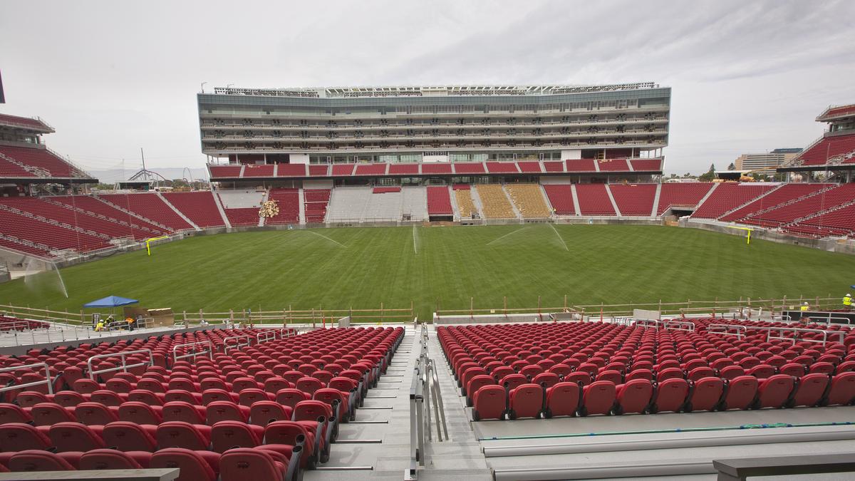49ers stadium walkthough: How it looks at T-minus four months - Silicon ...