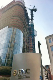 Tower at PNC Plaza construction underway - Pittsburgh Business Times