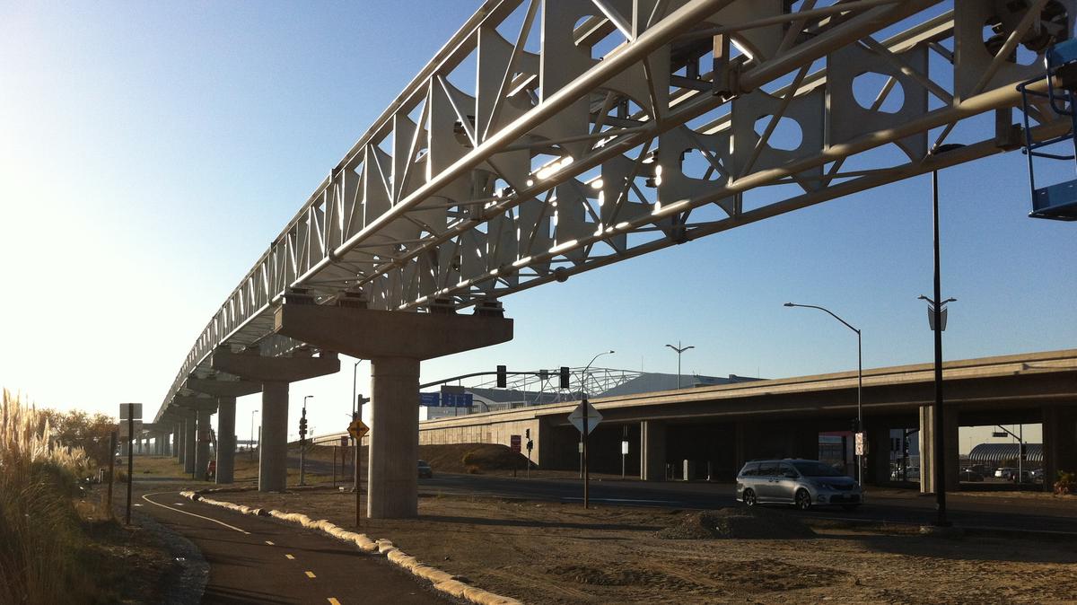 BART tram train cars Oakland airport - San Francisco Business Times