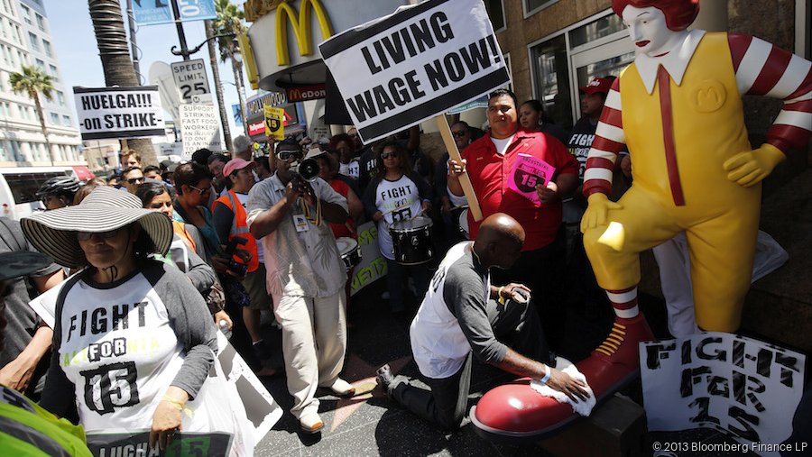 Fast-food workers look to heat up wage debate by striking in 150 U.S ...
