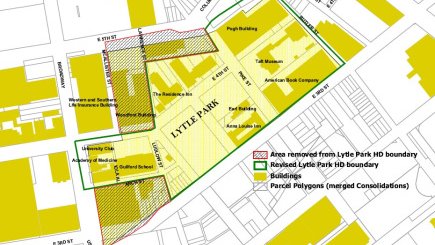 Lytle Park Historic District Proposed Boundary Changes