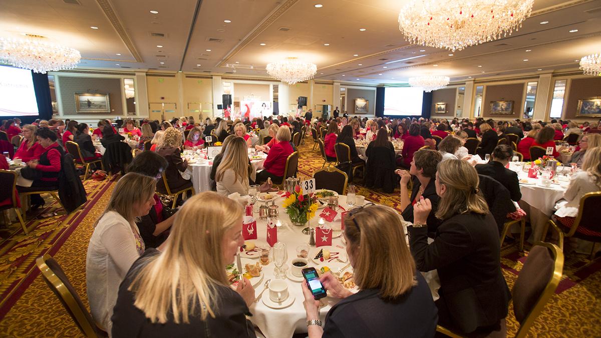 Red is the color at Go Red for Women Luncheon: Slideshow - Milwaukee ...