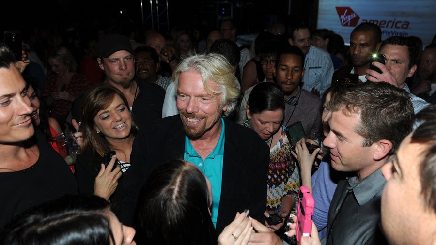 Virgin America founder Richard Branson stumps for gates at Love Field ...